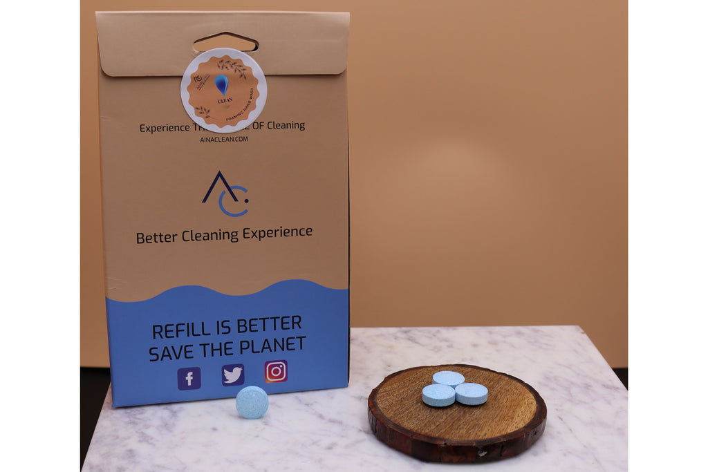 Refill Foaming Hand Wash Tablets Only Qty:12 – AinaCare